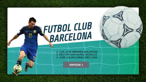 PRESENTACIÓN BARCELONA FC | Genially