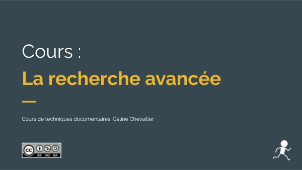 Cours, 2024 : La recherche avancée