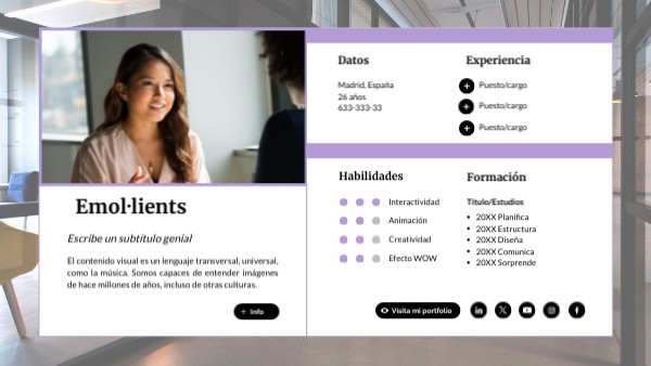 Infografía sobre Mí | Genially