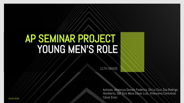 AP SEMINAR PROJECT