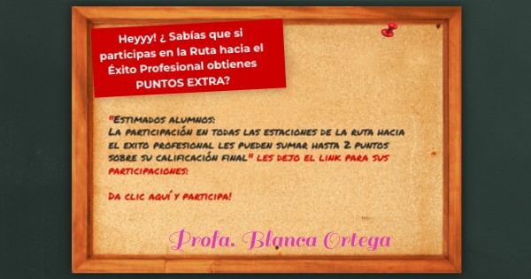 Puntos extra en la Ruta hacia el Éxito Profesional