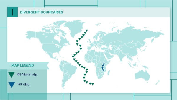 Plate tectonic map_ Natalia Kisiel | Genially