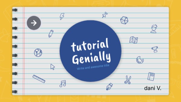 School Notebook Presentation