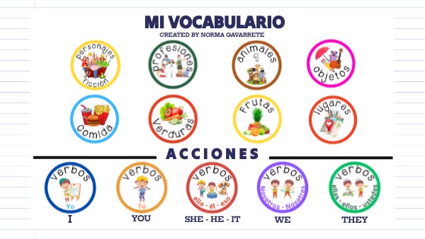 mi libro de vocabulario