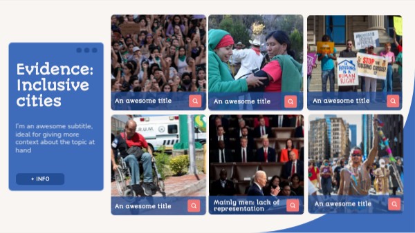 Evidence: Inclusive cities A01771272