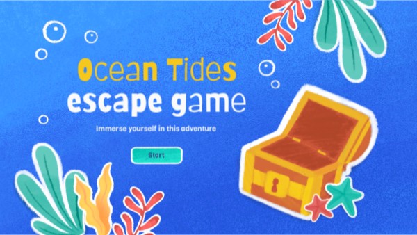 Ocean Tides Escape Game | Genially