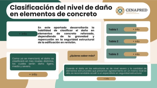 A28_S6_Clasificación del nivel de daño en elementos de concreto | Genially