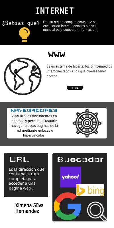 Infografía el internet | Genially