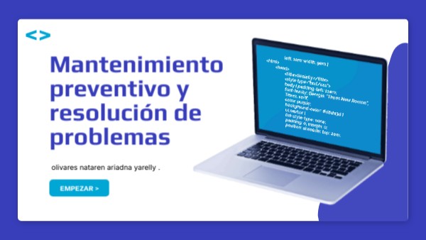 mantenimiento preventivo y resolucion de problemas