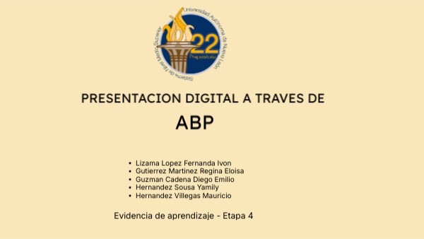 presentación digital de ABP