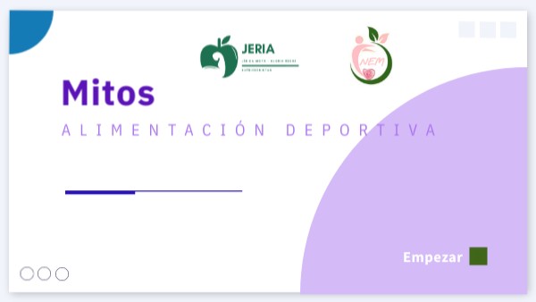 Programa de alimentación deportiva | Genially