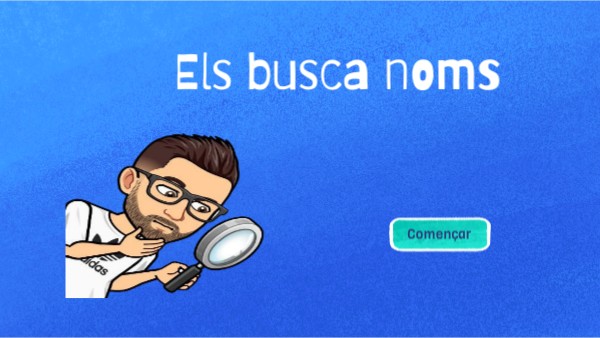 Els busca noms | Genially