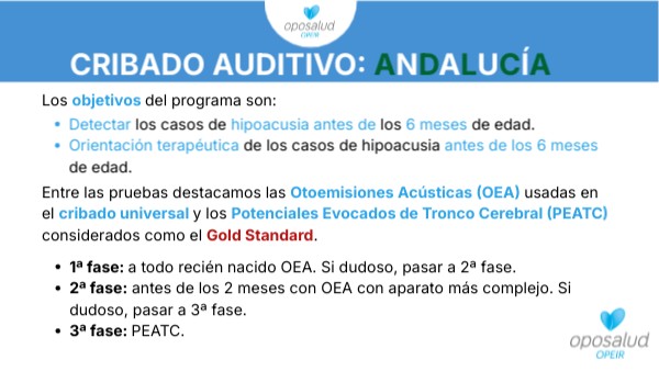 CRIBADO AUDITIVO EN ANDALUCÍA | Genially
