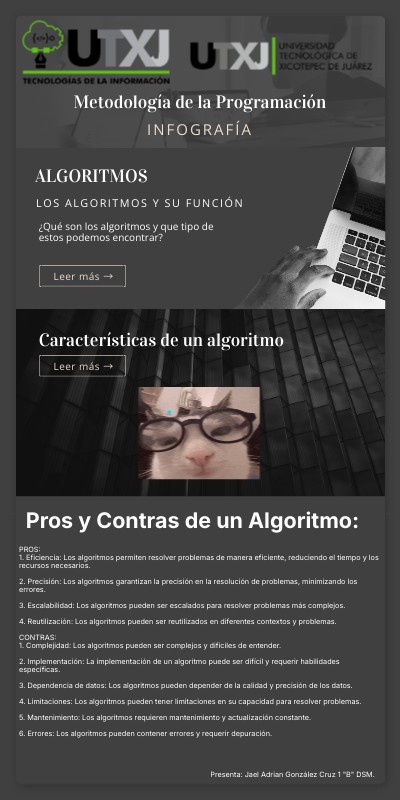 Infografía Algoritmos | Genially