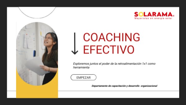 Coaching efectivo modelo 1x1