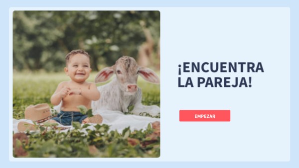 Encuentra la pareja | Genially