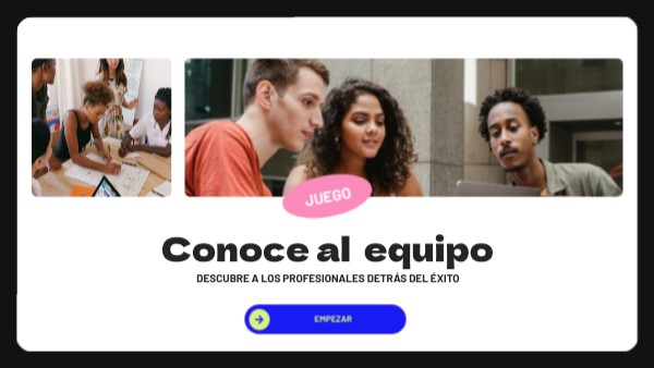 Juego conoce al equipo | Genially