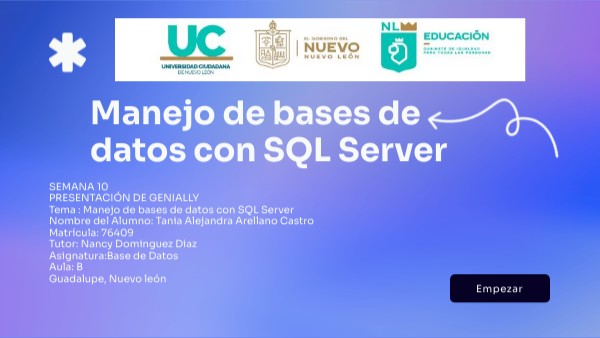 SQL Server | Genially