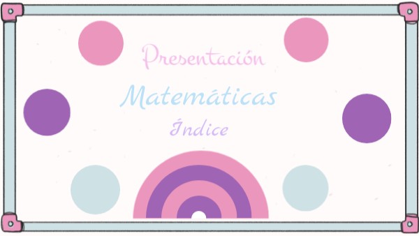 presentación matemáticas