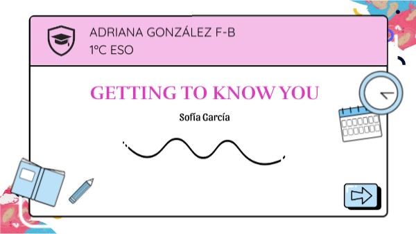 Descripción Sofía García.