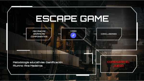 TFM - ESCAPE GAME INDUSTRIAL