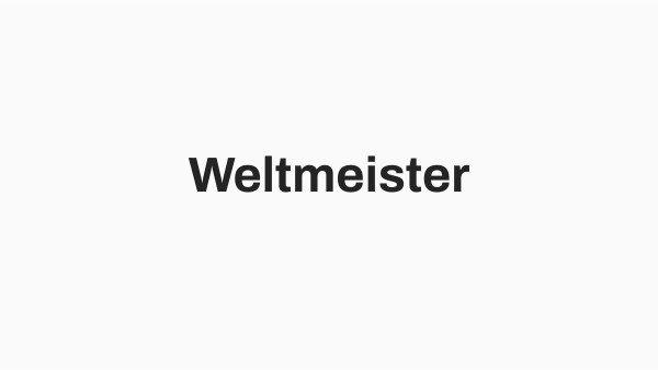 Weltmeister