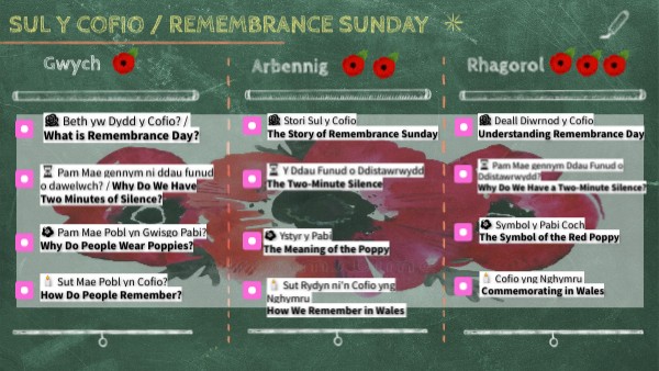 Sul y Cofio / Remembrance Sunday