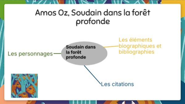 Amos Oz, Soudain dans la forêt profonde
