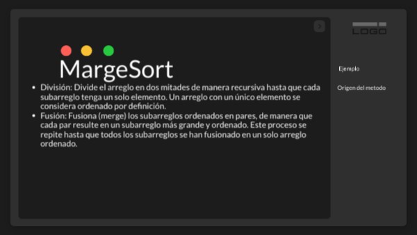 MergeSort | Genially