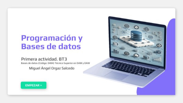 Programacion y Bases de datos