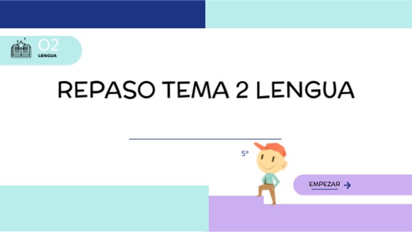 Repaso tema 2 lengua