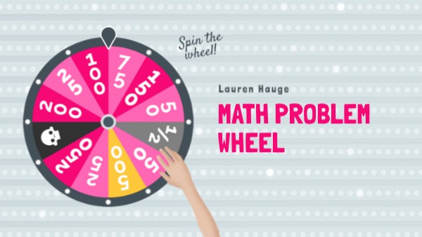Math Problem Wheel