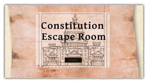 Constitution Escape Room
