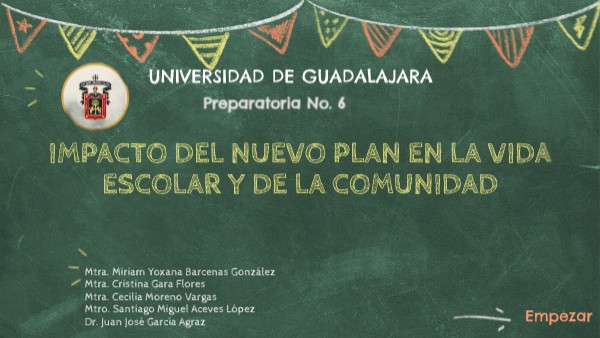 Impacto del nuevo plan en la vida escolar y de la comunidad | Genially