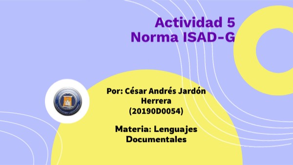 Norma ISAD-G