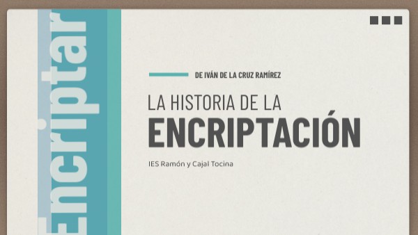 Historia de la encriptación