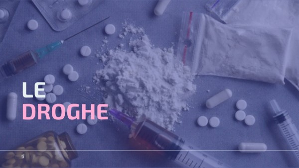 Presentazione sulla droga