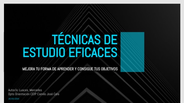 Técnicas de estudio. Mapas conceptuales. | Genially
