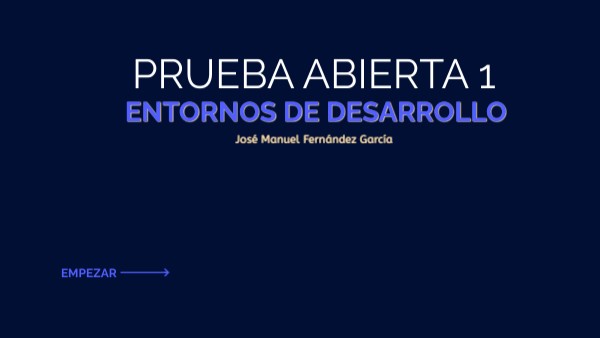 P.A1 ENTORNOS DE DESARROLLO 1