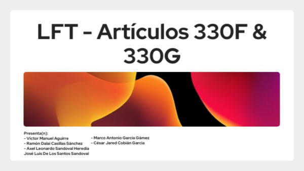 LFT 330F - 330G | Genially