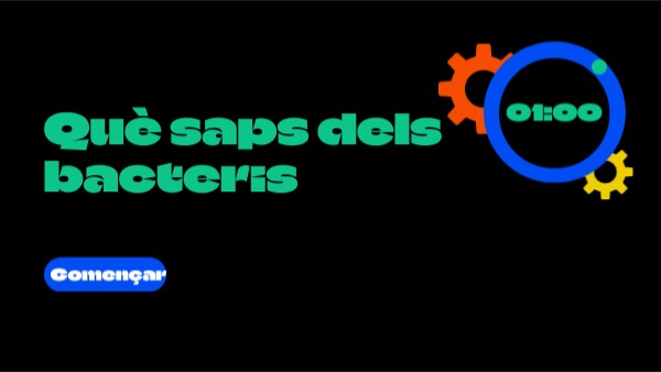 Què saps dels bacteris?
