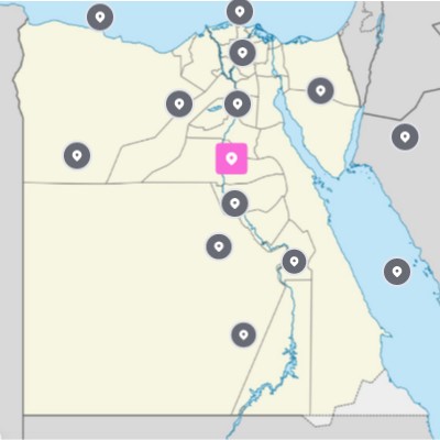 Mapa interactivo Egipto
