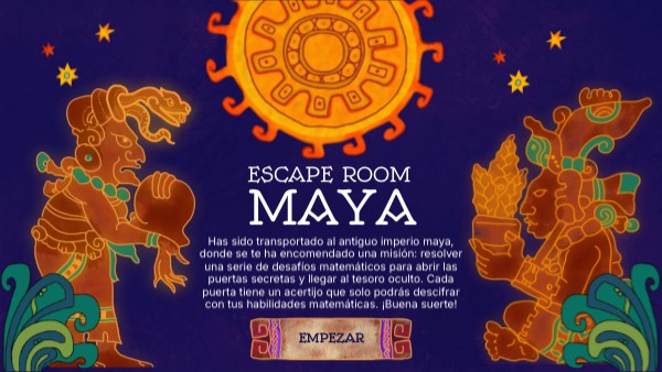 Escape room Maya