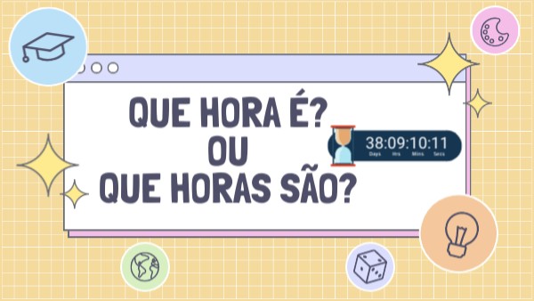 Bachillerato - Horas | Genially