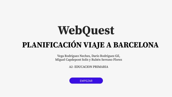 webquest barcelona