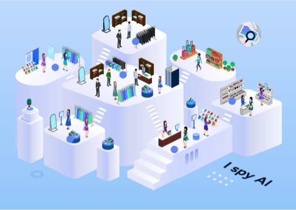 AI retail interactive infographic