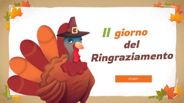 THANKSGIVING ITALIANO