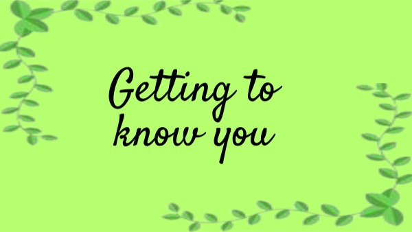 Getting to know you amaya sobre vera jimenez