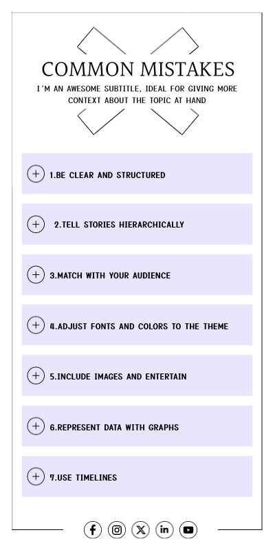 Common Mistakes Vertical List