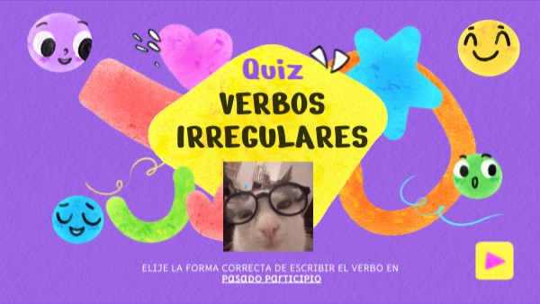 Quiz verbos irregulares participio 3